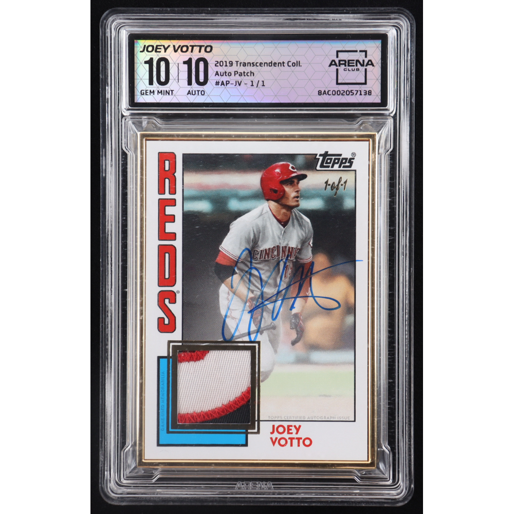 Joey Votto 2019 Topps Transcendent Transcendent Collection Autograph ...