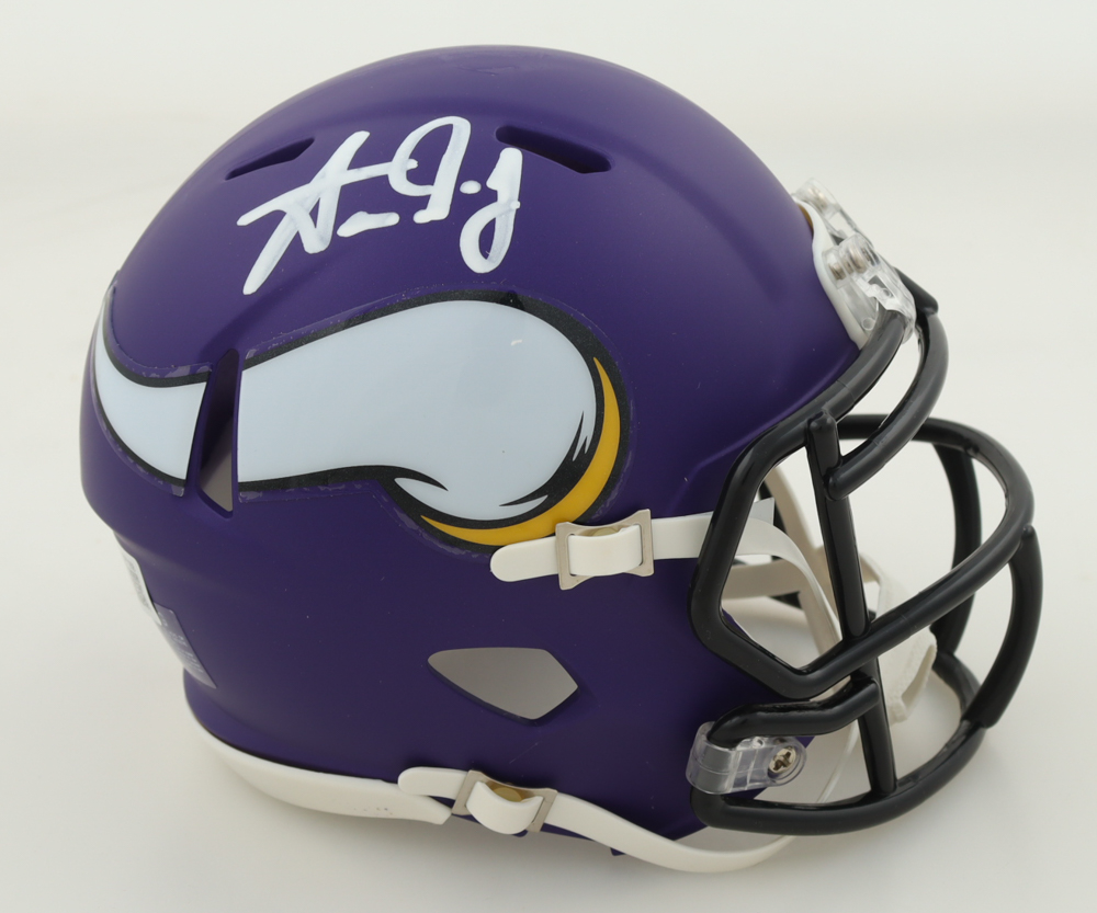 Aaron Jones Signed Vikings Speed Mini Helmet (Beckett) | Pristine Auction