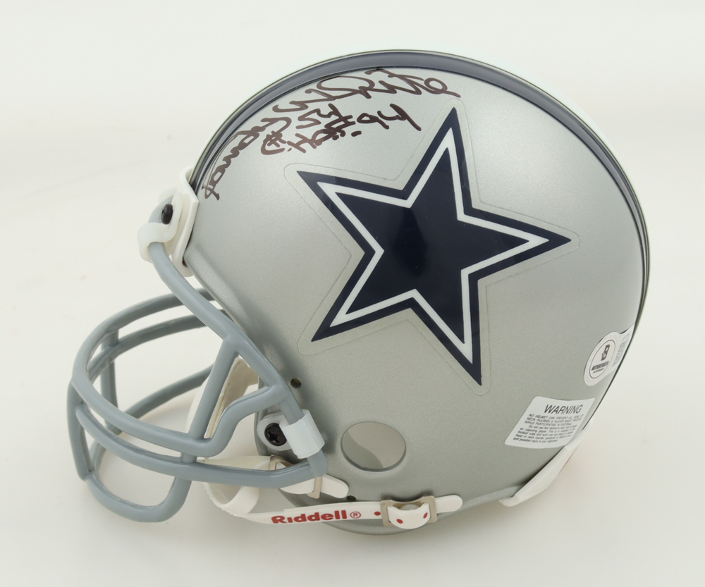 Randy White Signed Cowboys Mini Helmet Inscribed "HOF 94" (Beckett ...