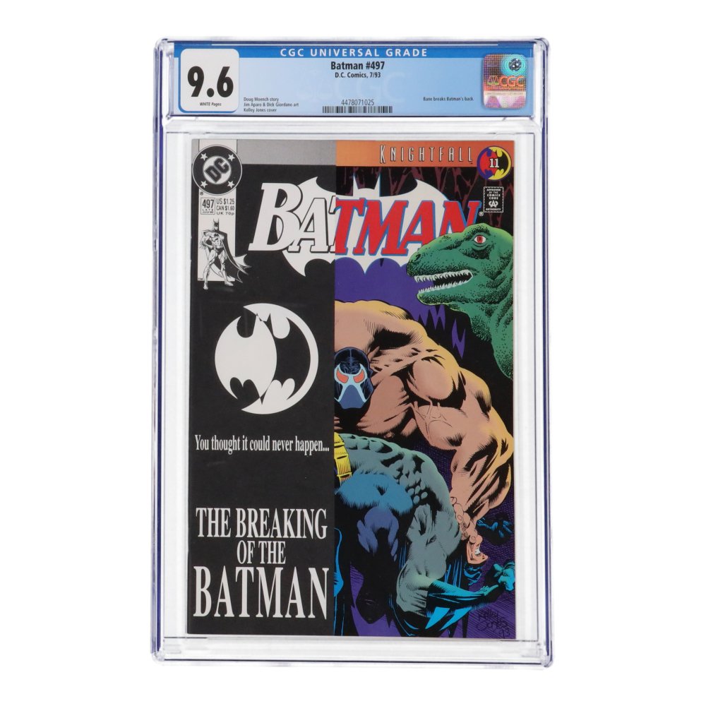 1993 "Batman" Issue #497 DC Comic Book (CGC 9.6) | Pristine Auction