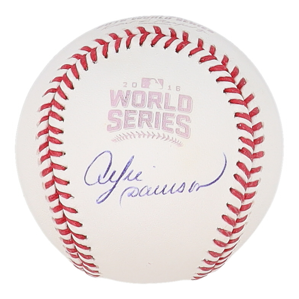 Andre Dawson Signed 2016 World Series Logo Baseball (JSA) | Pristine ...