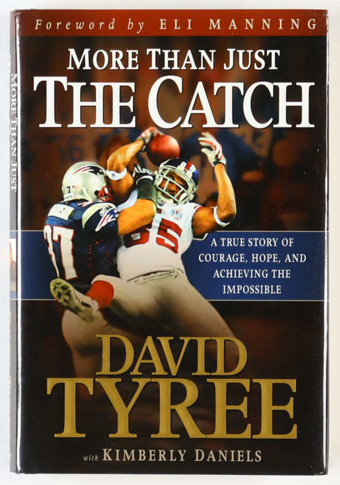David Tyree Signed "More Than Just The Catch" Hardcover Book (Beckett ...