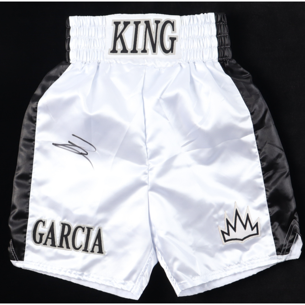 Ryan Garcia Signed Custom “King Ryan” Boxing Trunks (Beckett ...