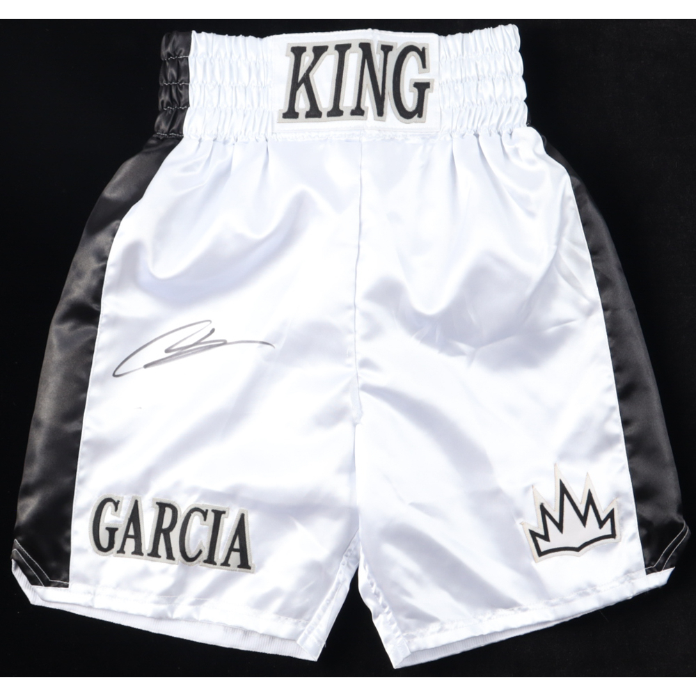 Ryan Garcia Signed Custom “King Ryan” Boxing Trunks (Beckett ...