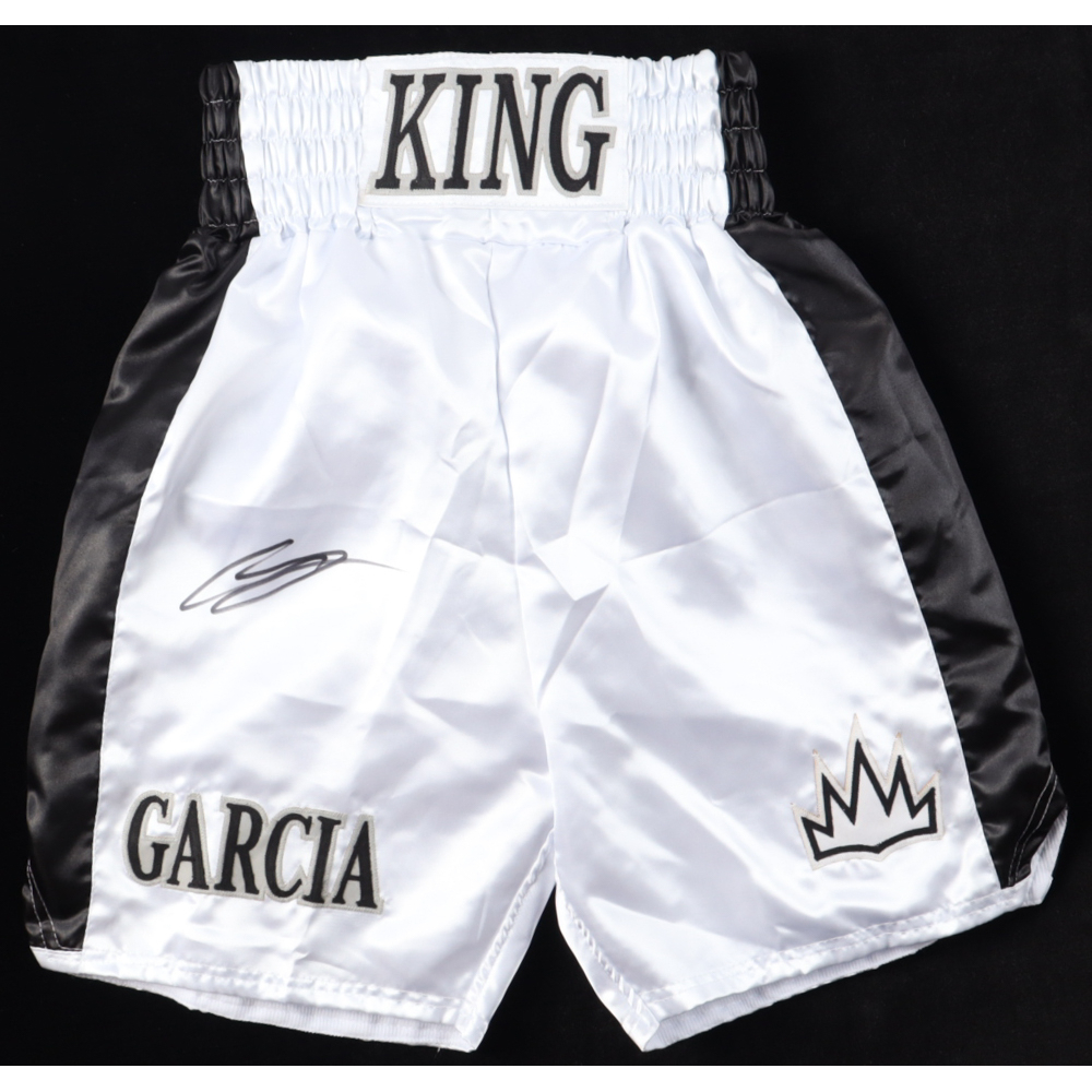 Ryan Garcia Signed Custom “King Ryan” Boxing Trunks (Beckett ...