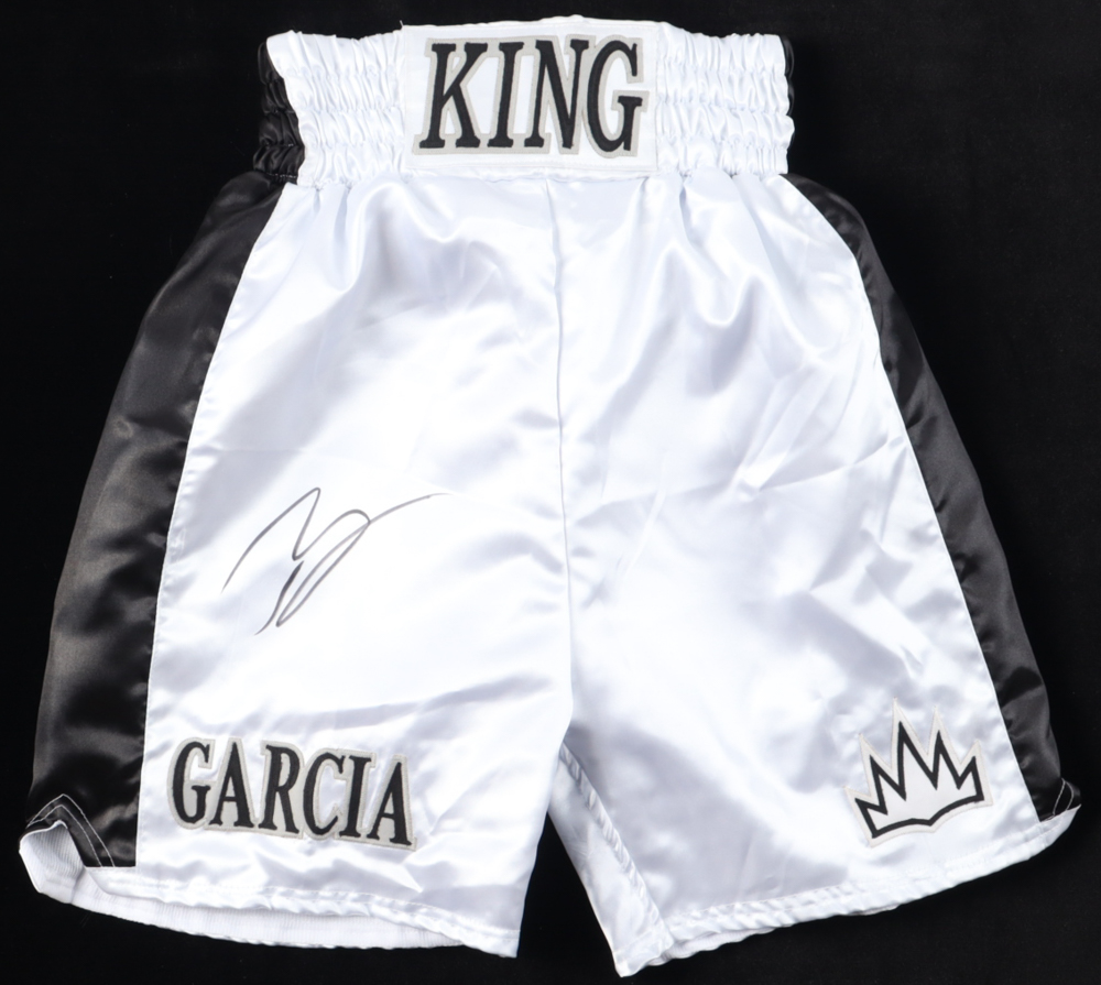 Ryan Garcia Signed Custom “King Ryan” Boxing Trunks (Beckett ...
