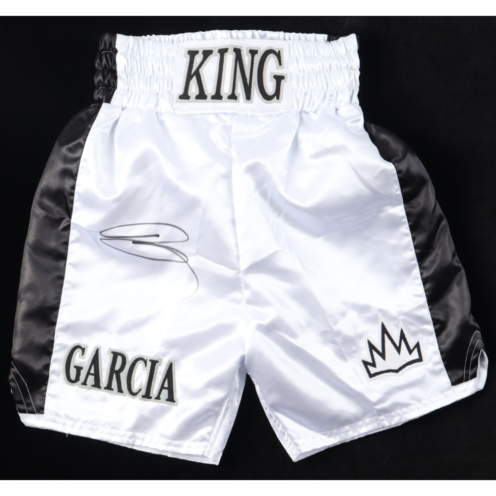 Ryan Garcia Signed Custom “King Ryan” Boxing Trunks (Beckett ...