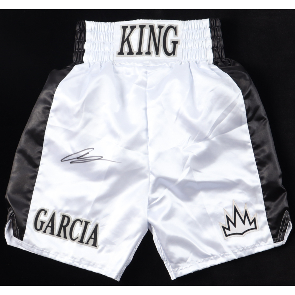 Ryan Garcia Signed Custom “King Ryan” Boxing Trunks (Beckett ...