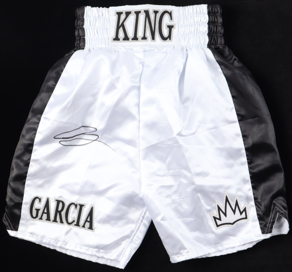 Ryan Garcia Signed Custom “King Ryan” Boxing Trunks (Beckett ...