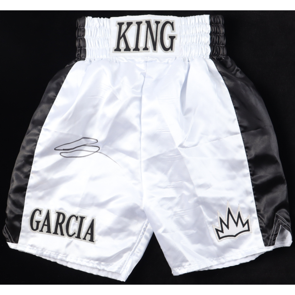 Ryan Garcia Signed Custom “King Ryan” Boxing Trunks (Beckett ...
