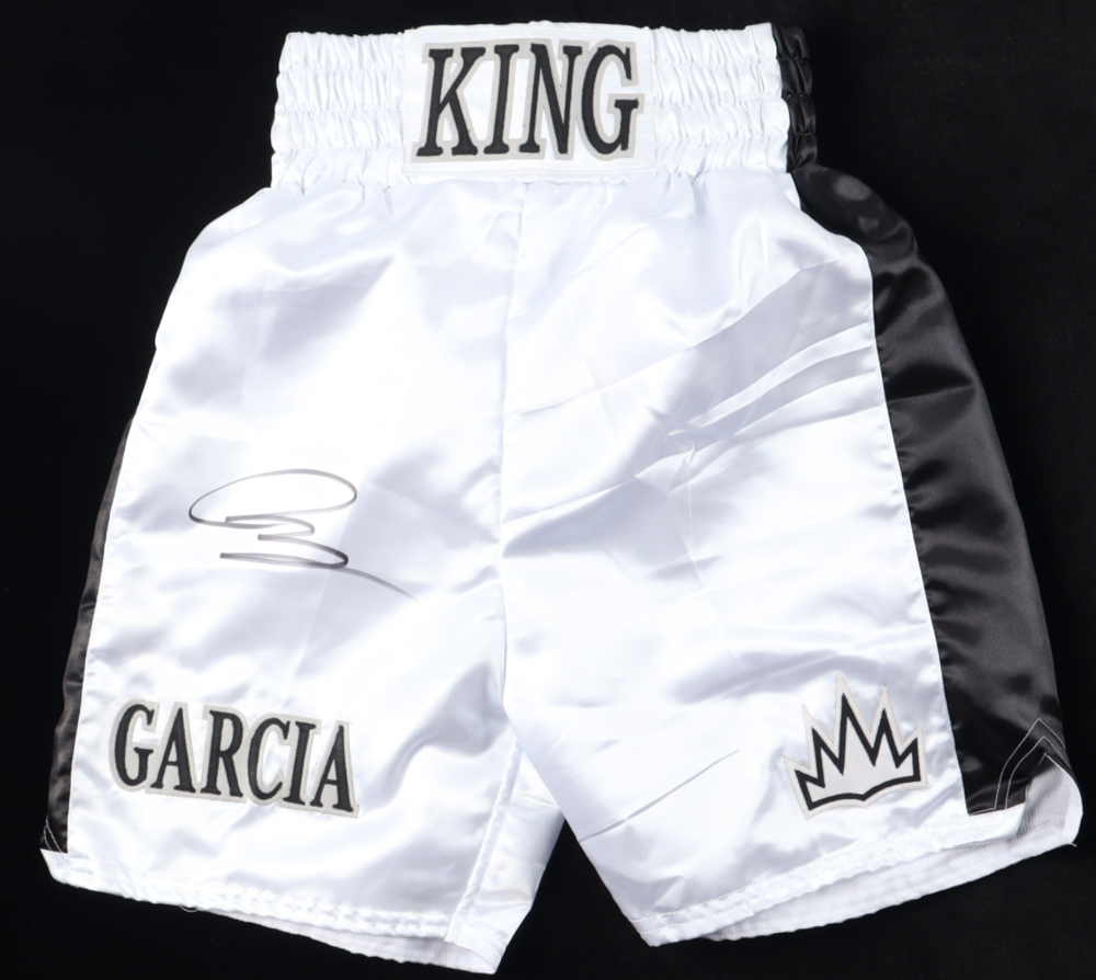 Ryan Garcia Signed Custom “King Ryan” Boxing Trunks (Beckett ...