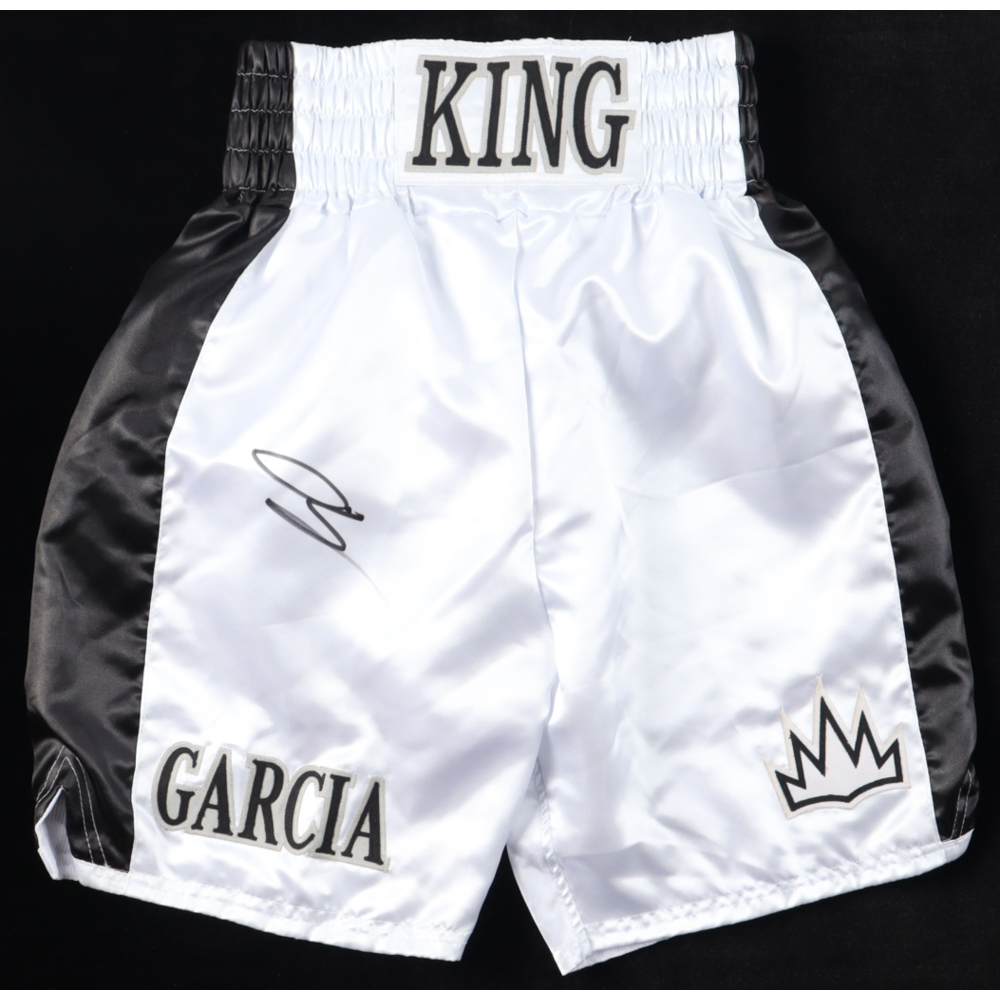 Ryan Garcia Signed Custom “King Ryan” Boxing Trunks (Beckett ...