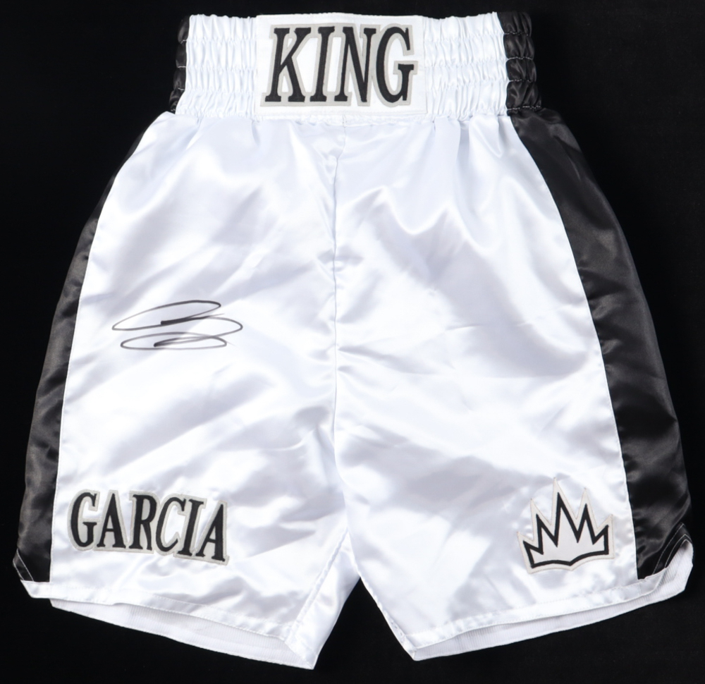 Ryan Garcia Signed Custom “King Ryan” Boxing Trunks (Beckett ...