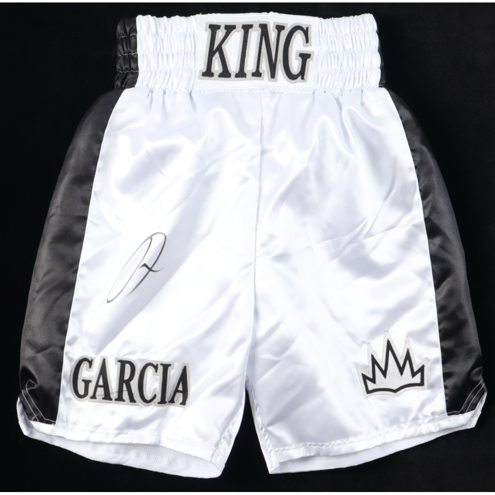 Ryan Garcia Signed Custom “King Ryan” Boxing Trunks (Beckett ...