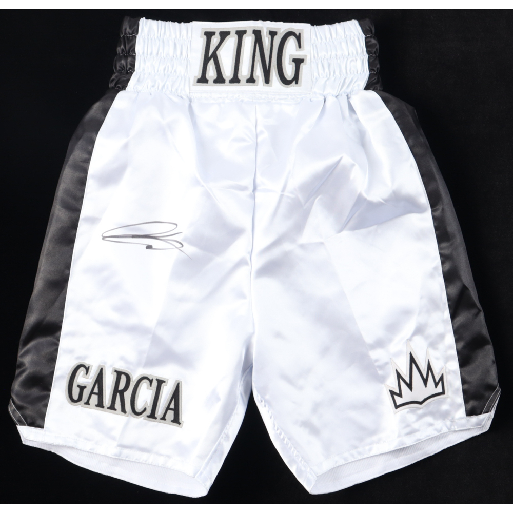 Ryan Garcia Signed Custom “King Ryan” Boxing Trunks (Beckett ...