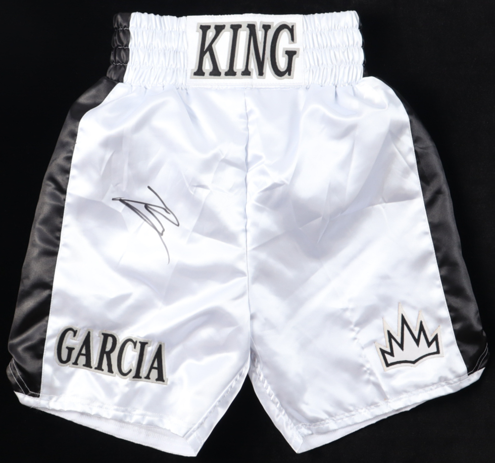 Ryan Garcia Signed Custom “King Ryan” Boxing Trunks (Beckett ...