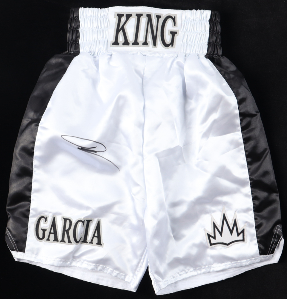 Ryan Garcia Signed Custom “King Ryan” Boxing Trunks (Beckett ...