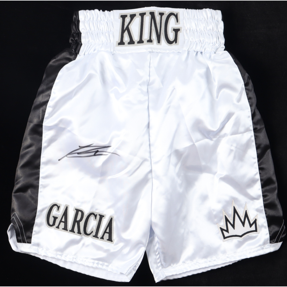 Ryan Garcia Signed Custom “King Ryan” Boxing Trunks (Beckett ...