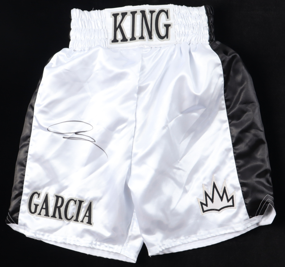 Ryan Garcia Signed Custom “King Ryan” Boxing Trunks (Beckett ...