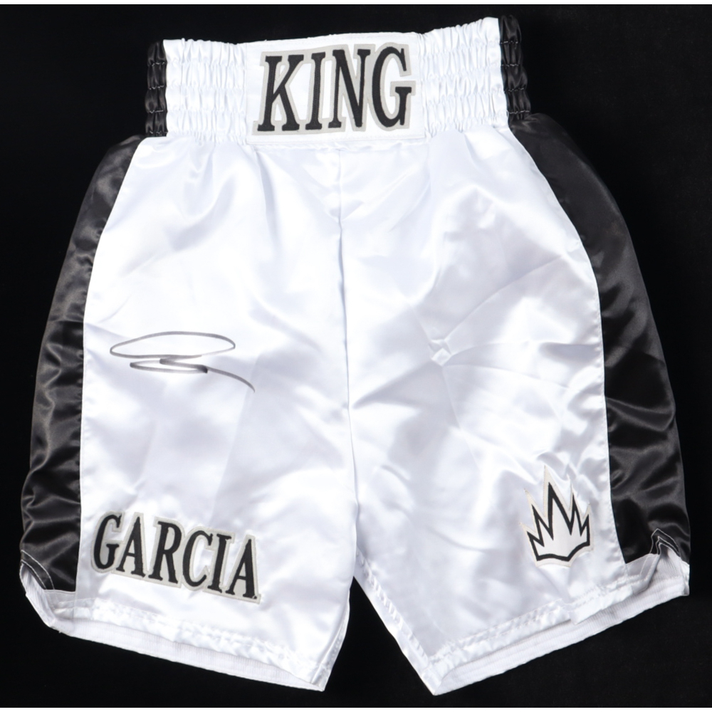 Ryan Garcia Signed Custom “King Ryan” Boxing Trunks (Beckett ...