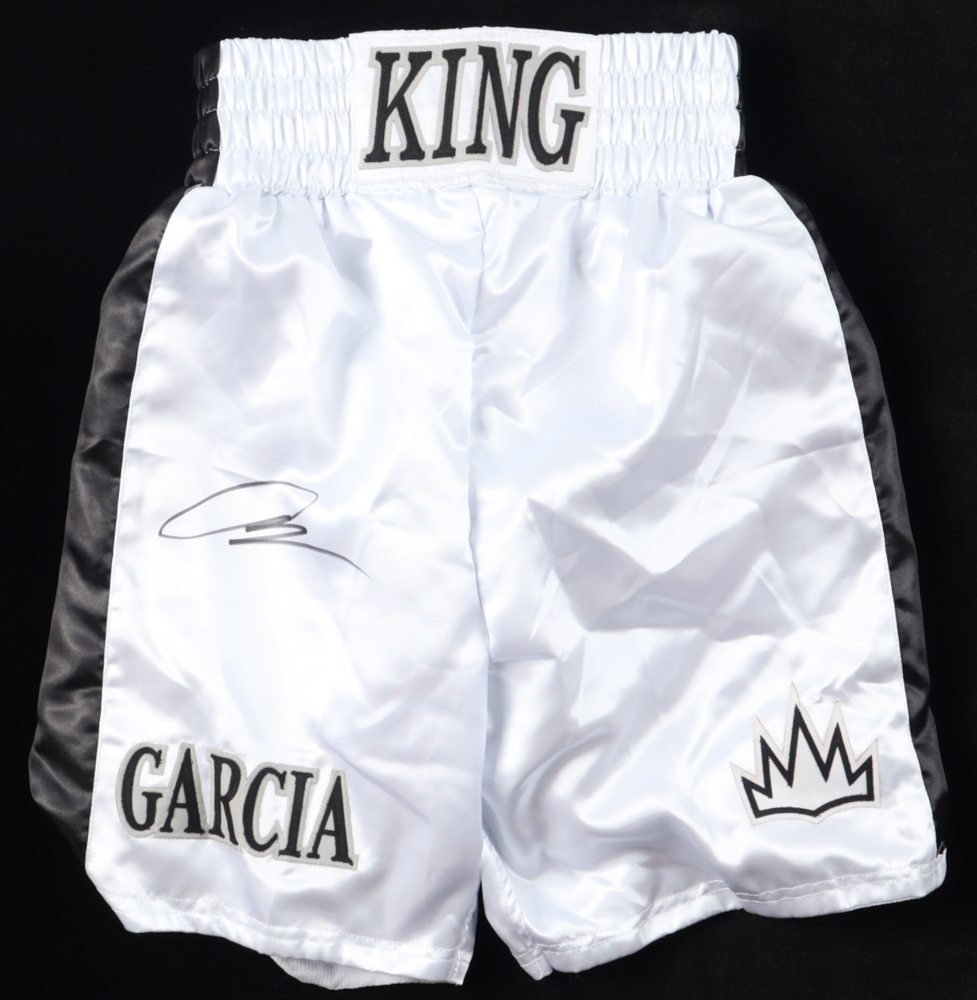 Ryan Garcia Signed Custom “King Ryan” Boxing Trunks (Beckett ...