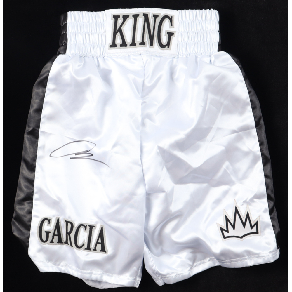 Ryan Garcia Signed Custom “King Ryan” Boxing Trunks (Beckett ...