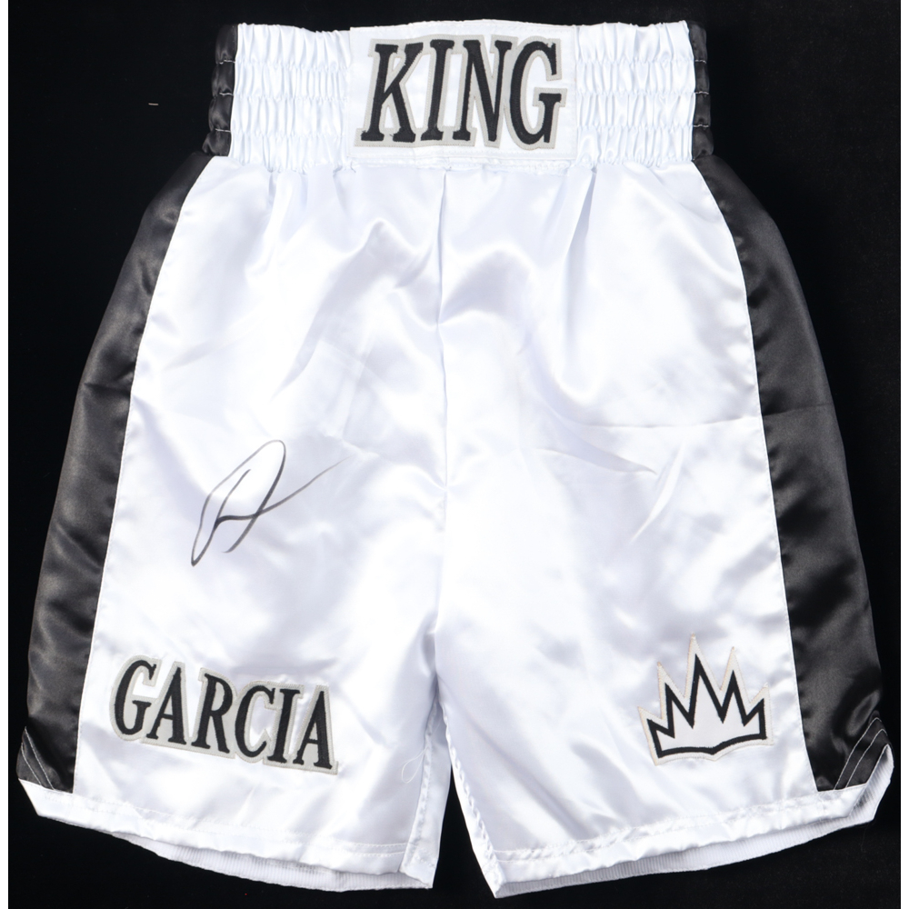 Ryan Garcia Signed Custom “King Ryan” Boxing Trunks (Beckett ...