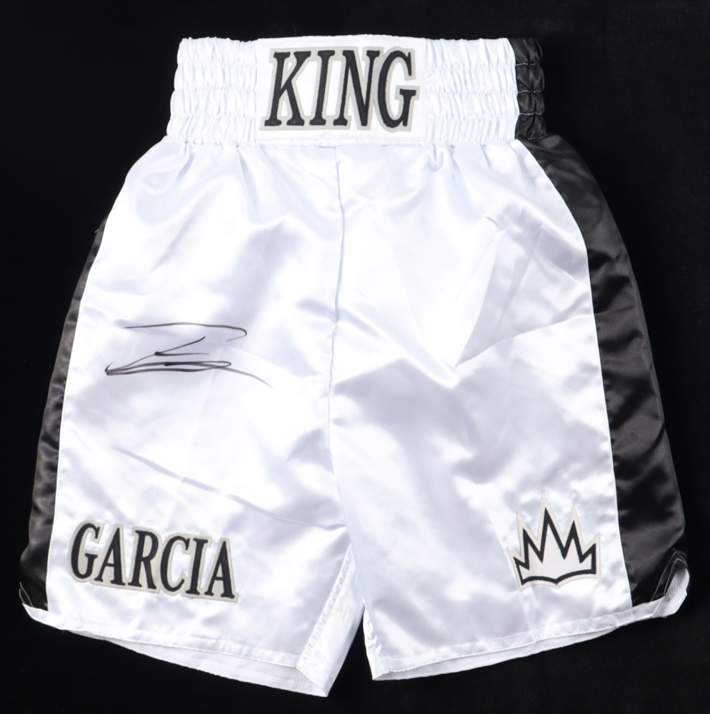 Ryan Garcia Signed Custom “King Ryan” Boxing Trunks (Beckett ...