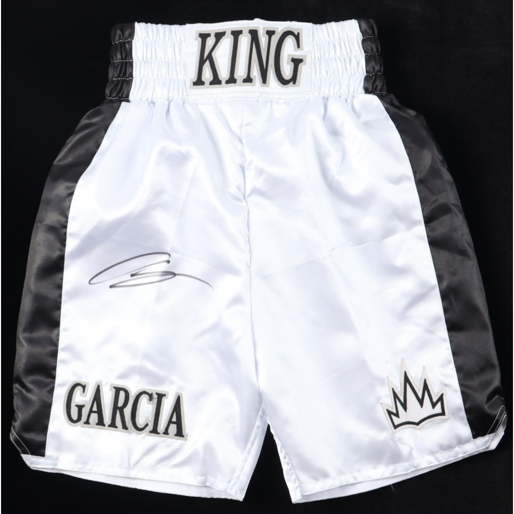 Ryan Garcia Signed Custom “King Ryan” Boxing Trunks (Beckett ...