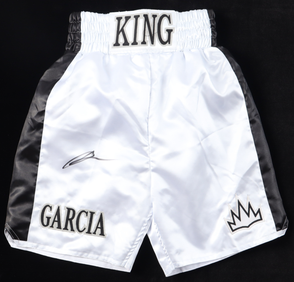 Ryan Garcia Signed Custom “King Ryan” Boxing Trunks (Beckett ...