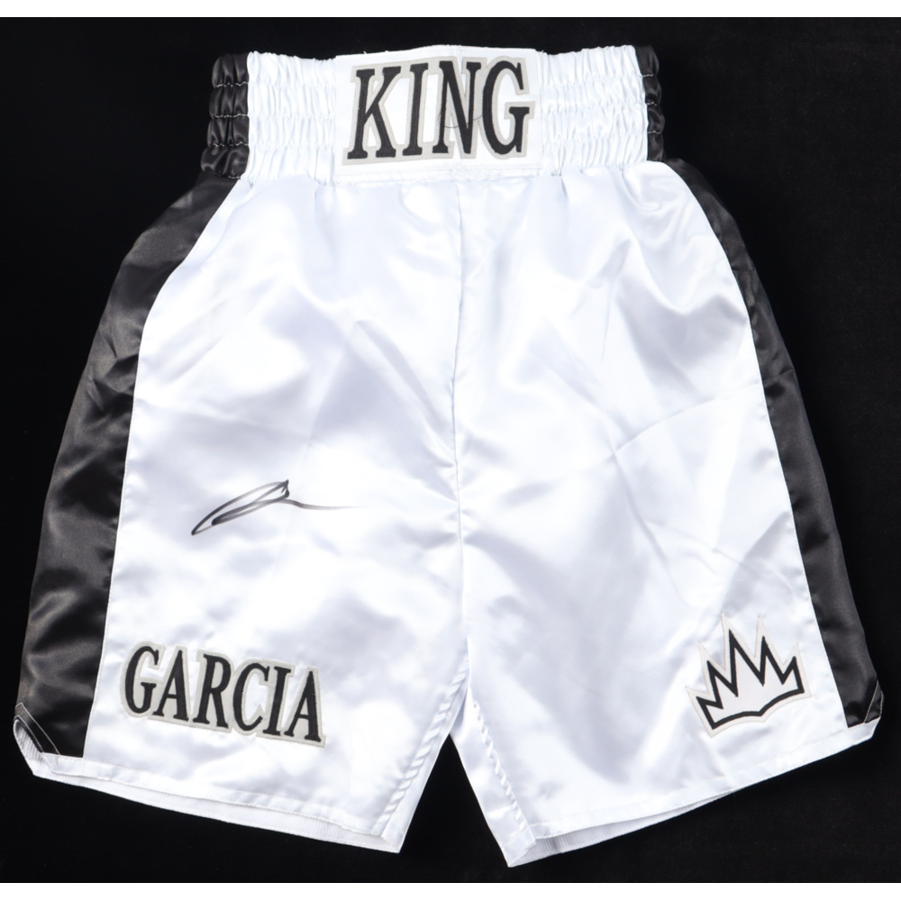 Ryan Garcia Signed Custom “King Ryan” Boxing Trunks (Beckett ...