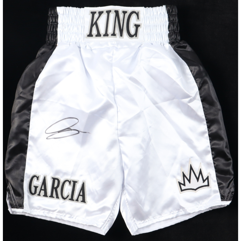 Ryan Garcia Signed Custom “King Ryan” Boxing Trunks (Beckett ...