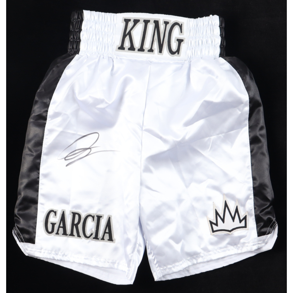 Ryan Garcia Signed Custom “King Ryan” Boxing Trunks (Beckett ...