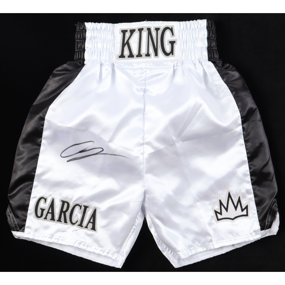 Ryan Garcia Signed Custom “King Ryan” Boxing Trunks (Beckett ...