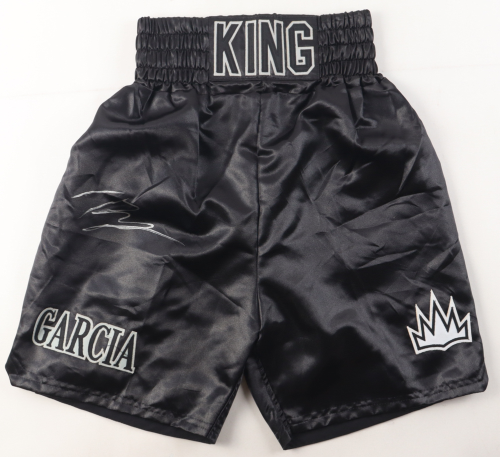 Ryan Garcia Signed Custom “King Ryan” Boxing Trunks (Beckett ...