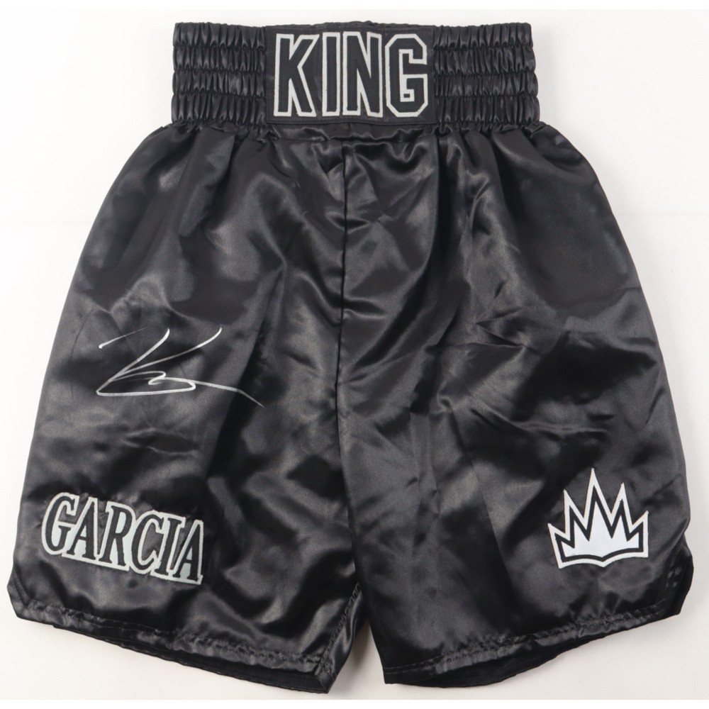 Ryan Garcia Signed Custom “King Ryan” Boxing Trunks (Beckett ...