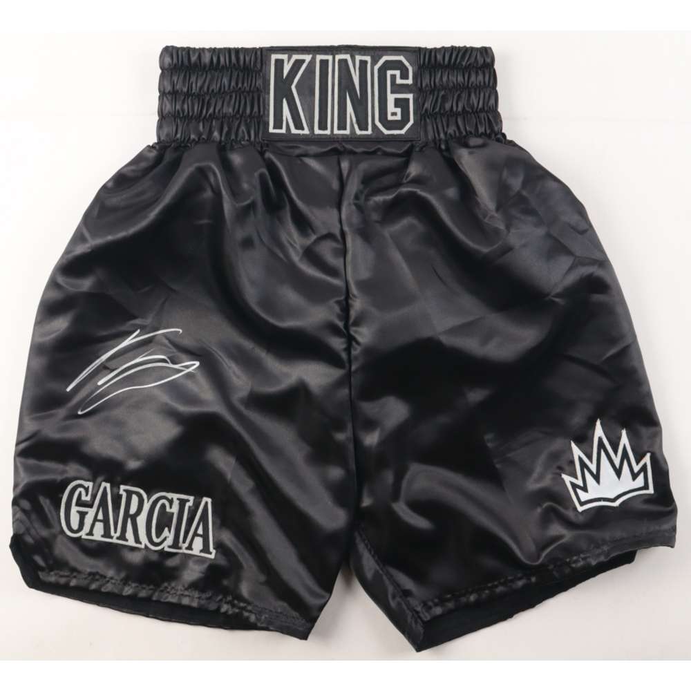 Ryan Garcia Signed Custom “King Ryan” Boxing Trunks (Beckett ...