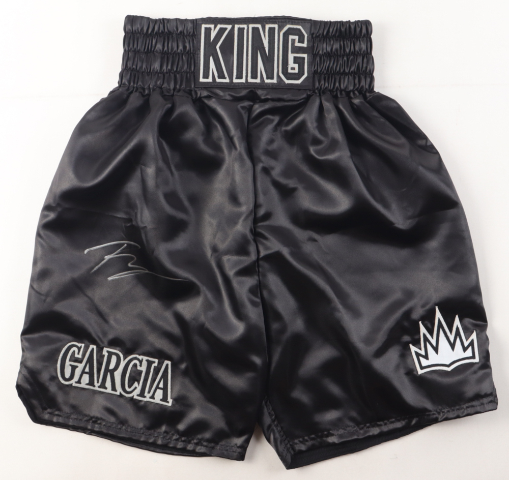 Ryan Garcia Signed Custom “King Ryan” Boxing Trunks (Beckett ...