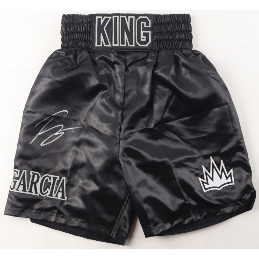 Ryan Garcia Signed Custom “King Ryan” Boxing Trunks (Beckett ...