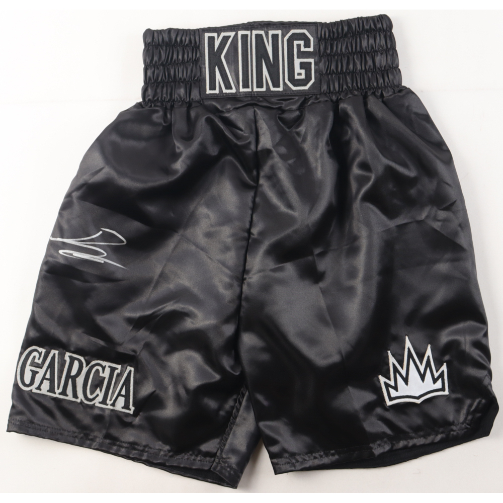 Ryan Garcia Signed Custom “King Ryan” Boxing Trunks (Beckett ...