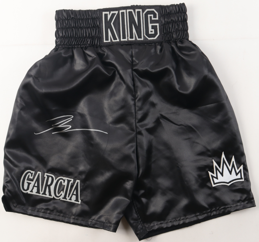 Ryan Garcia Signed Custom “King Ryan” Boxing Trunks (Beckett ...