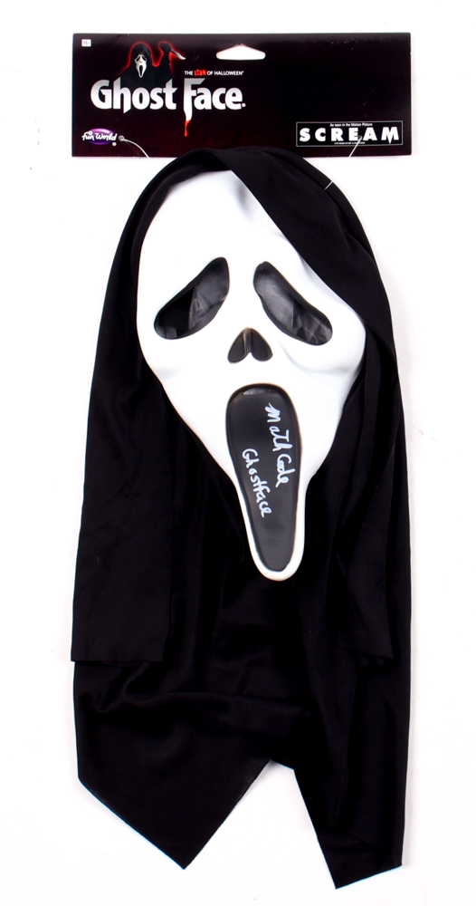 Mathieu Coderre Signed "Scream" Mask Inscribed "Ghostface" (JSA) | Pristine Auction