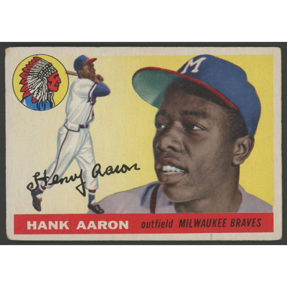 Hank Aaron 1955 Topps #47 | Pristine Auction
