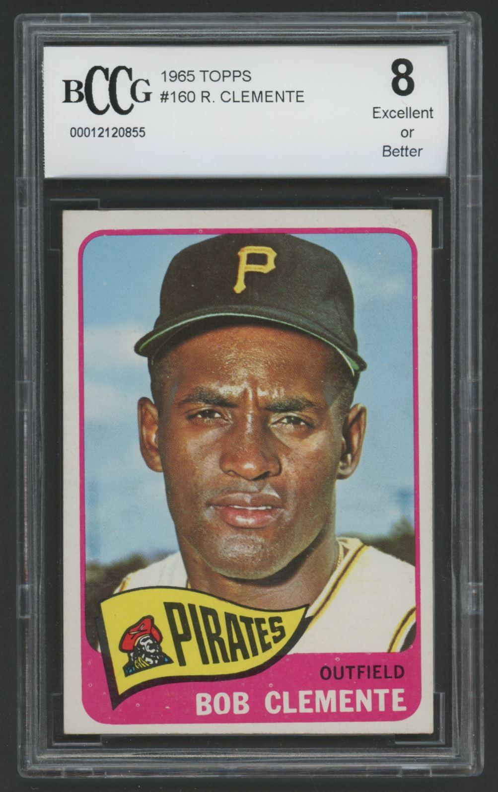 Roberto Clemente 1965 Topps #160 (BCCG 8) | Pristine Auction