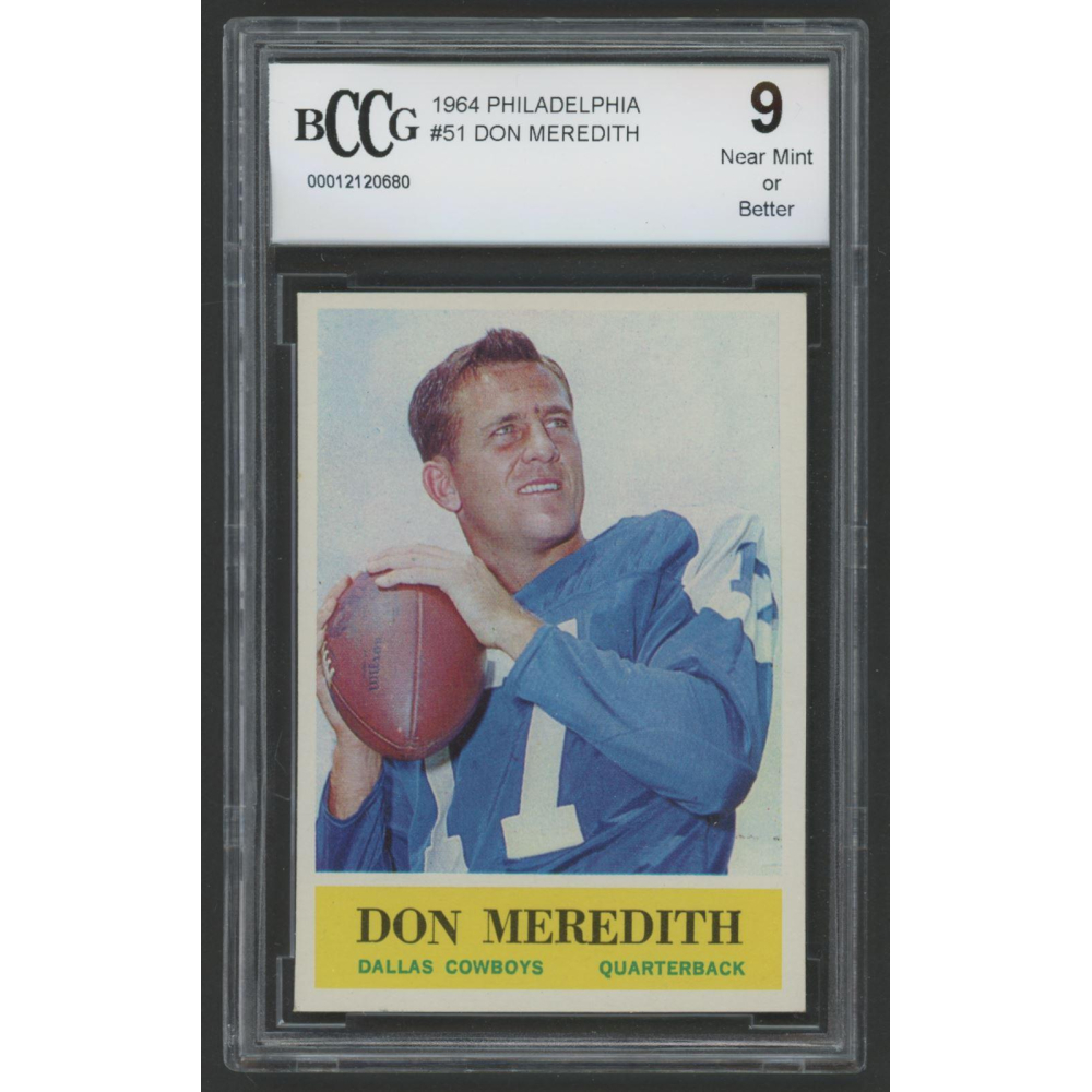 Don Meredith 1964 Philadelphia #51 (BCCG 9) | Pristine Auction