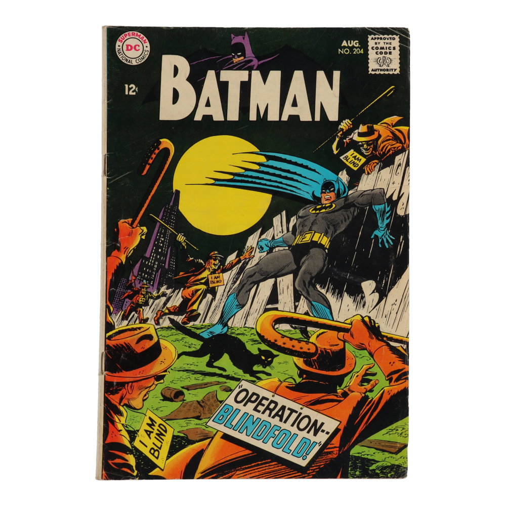 1968 "Batman" Issue #204 DC Comic Book | Pristine Auction