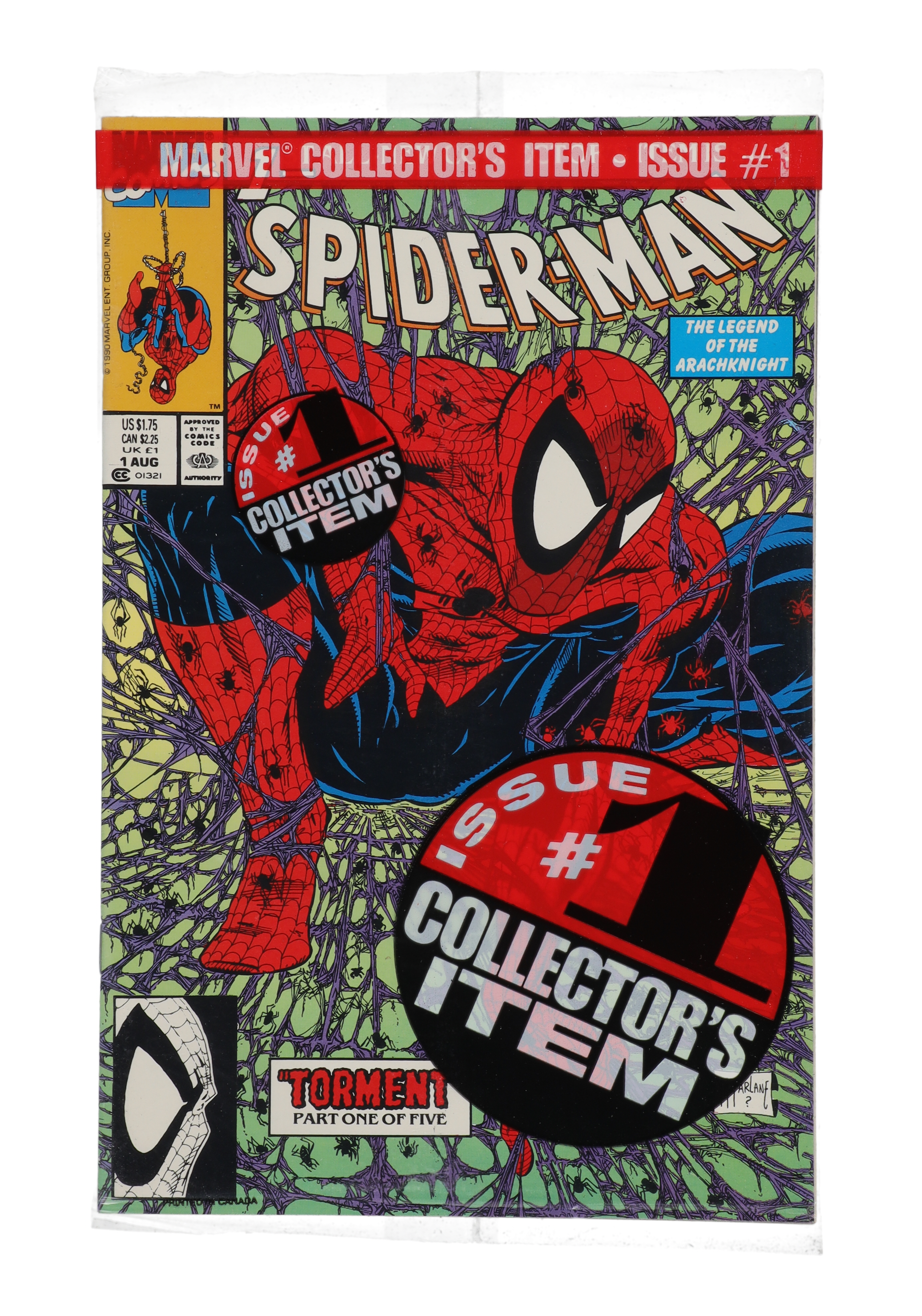 1990 "Spider-Man: Torment" Issue #1 Marvel Comic Book | Pristine Auction