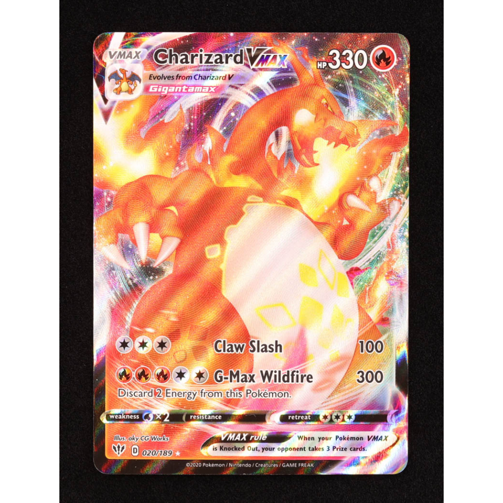 Charizard VMAX Pokemon 2020 Darkness Ablaze #20 | Pristine Auction