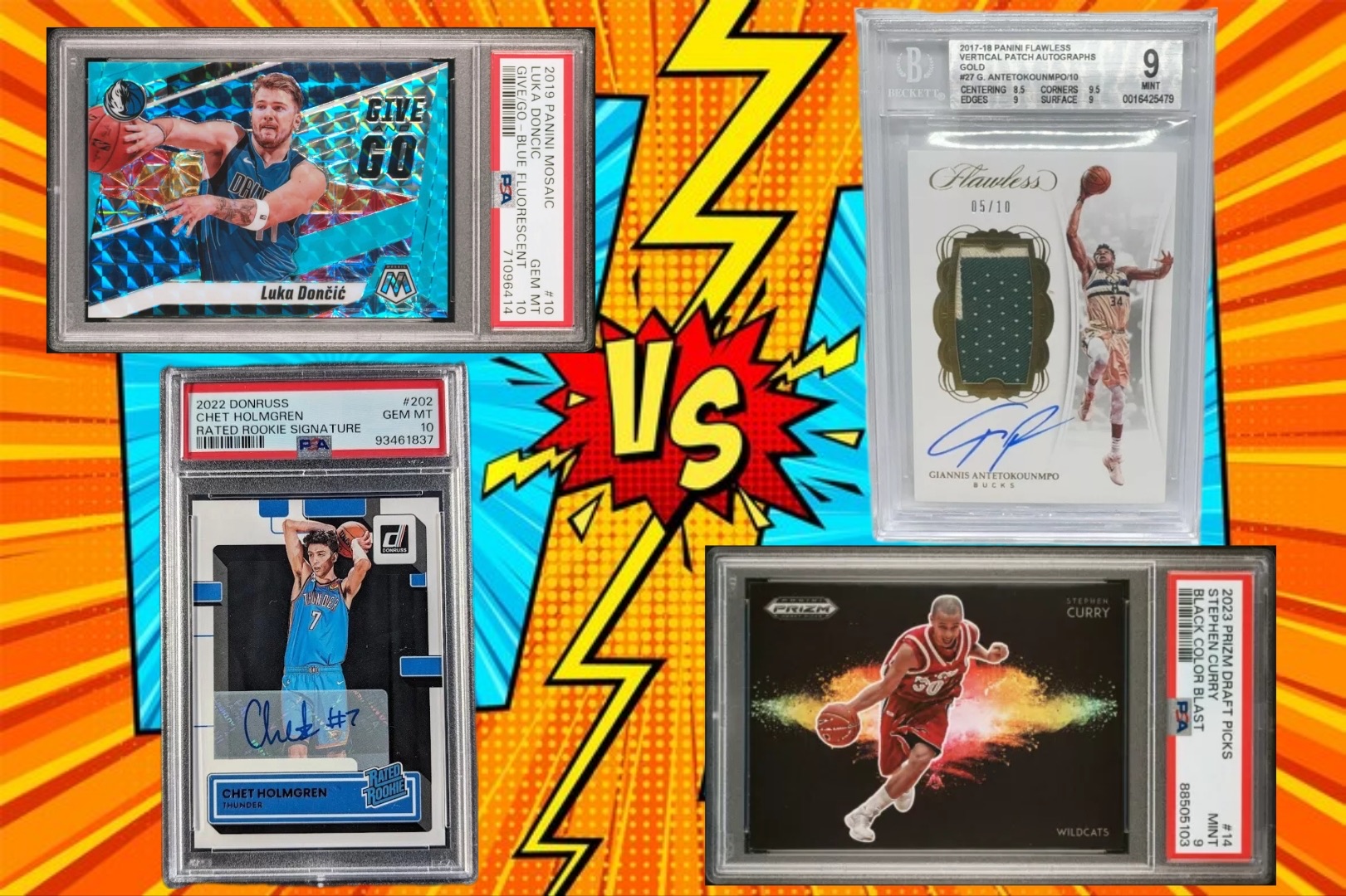 Superstars "Past & Present" Basketball Mystery Box Graded Packs Series ...