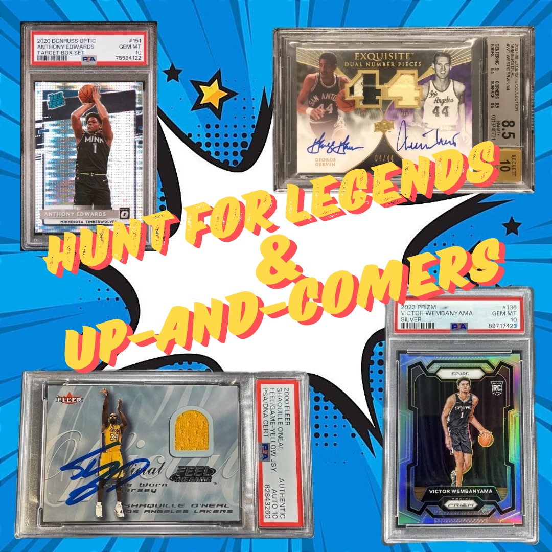 Superstars "Past & Present" Basketball Mystery Box Graded Packs Series ...